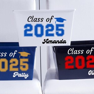Personalized Class of 2025 Graduation Party Bucket Favor Gift, Custom ...