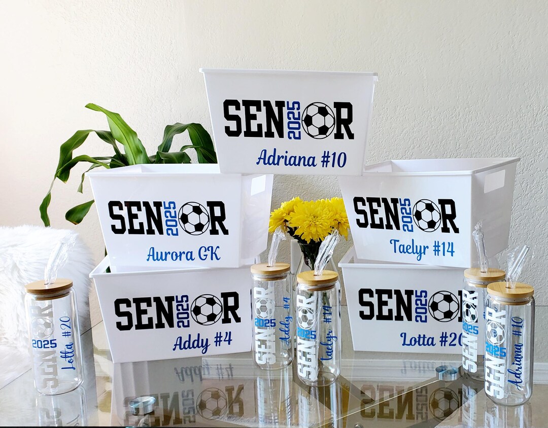 Personalized Soccer Team Bucket, Soccer Team Gift, Soccer Senior Night ...