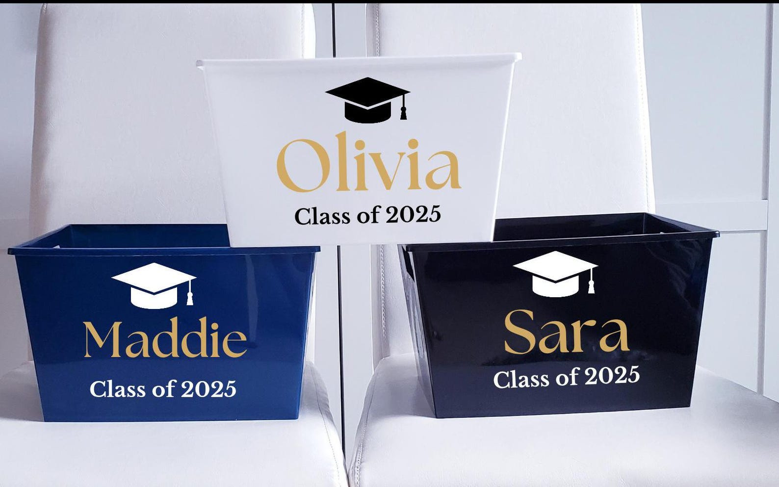 Personalized Graduation Basket, Grad Custom Class of 2026 Bucket, Grad ...