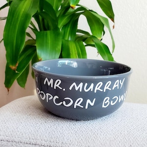 Personalized Popcorn Ceramic Bowl, Custom Snack Bowl, Breakfast Bowl ...