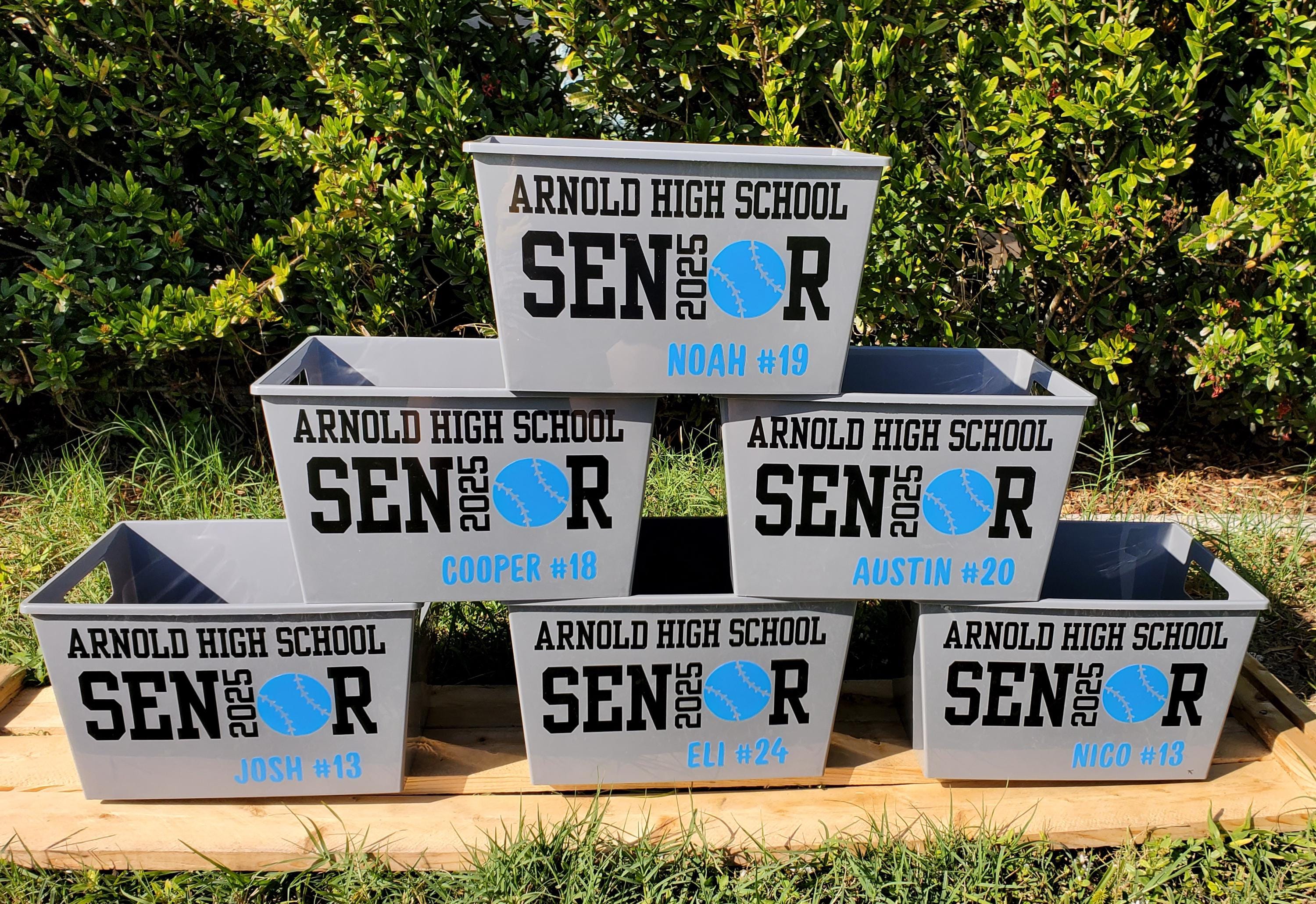 Personalized Baseball Team Buckets, Baseball Team Gift, Baseball Senior ...