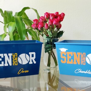 Personalized Baseball Team Buckets, Baseball Team Gift, Baseball Senior ...