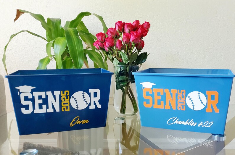 Personalized Baseball Team Buckets, Baseball Team Gift, Baseball Senior ...