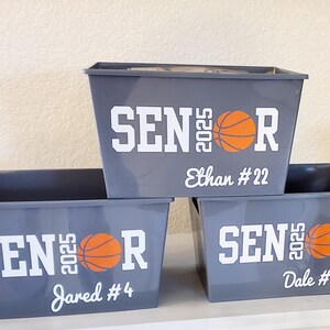 Personalized Basketball Senior Night 2027 Team Party Buckets, Custom ...