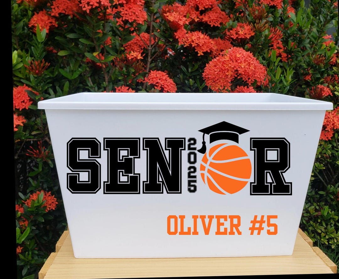 Personalized Graduation Basketball, Custom Basketball Sport Bucket ...