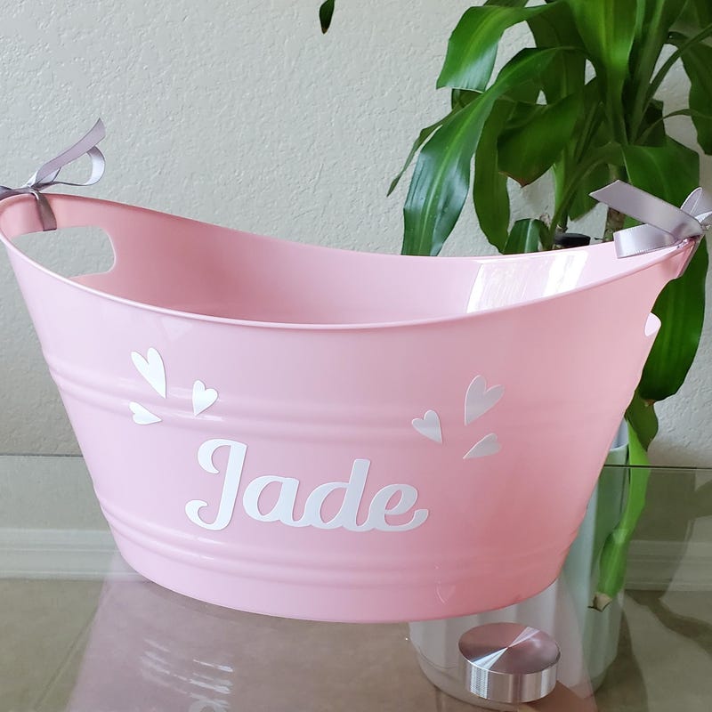 Pink Burr Basket - Etsy