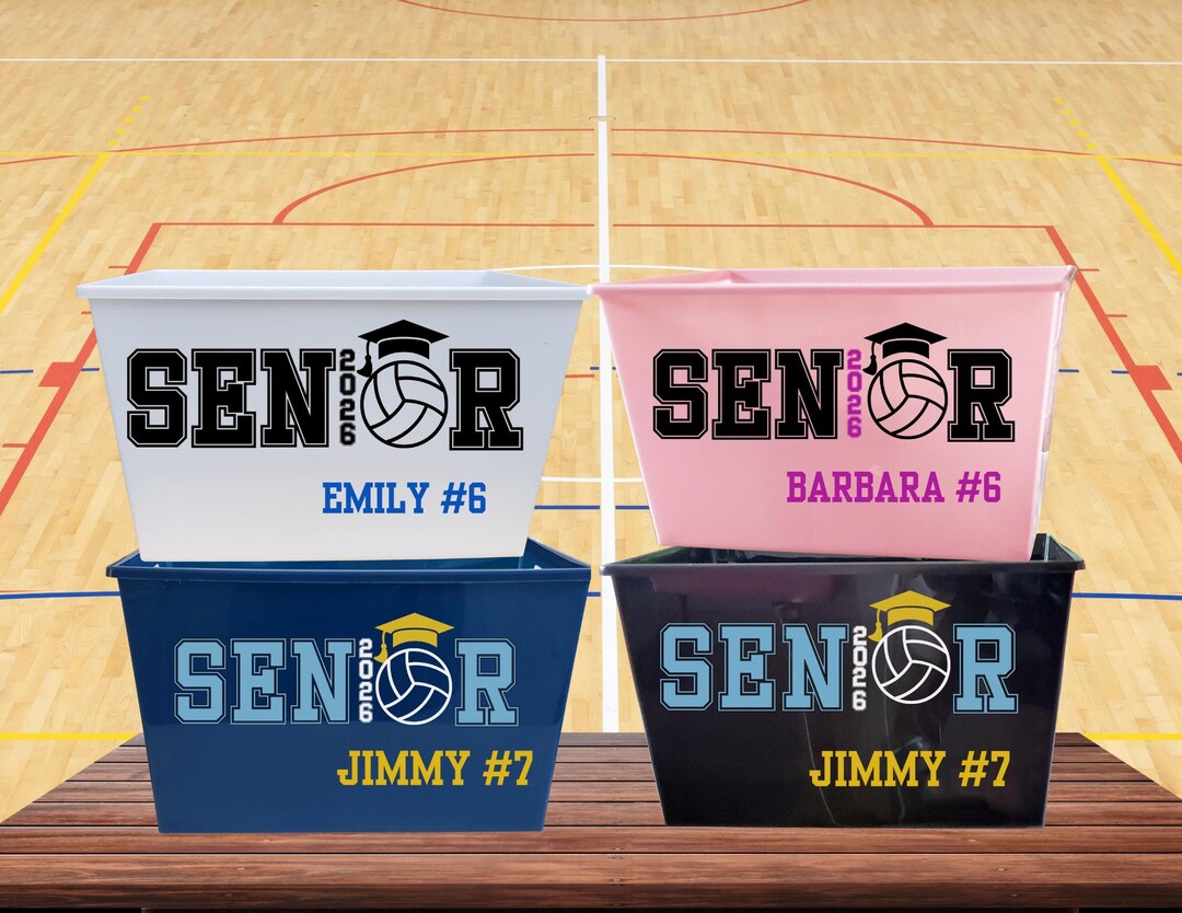 Personalized Volleyballl Team Senior Night 2026 Gift Basket, Custom ...