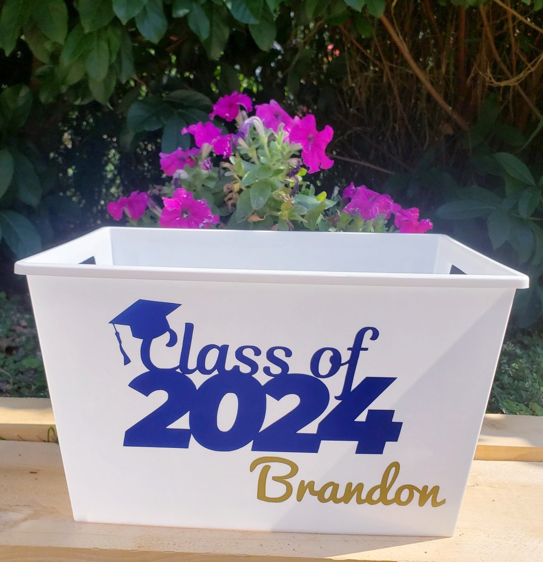 Personalized Class of 2024 Custom Bucket for Senior Grad High School ...