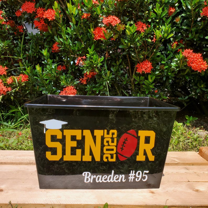 Personalized Graduation Sport Senior Basket, Graduation Custom ...