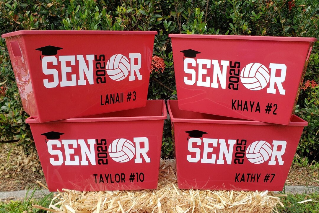 Personalized Volleyball Team Buckets, Volleyball Team Gift, Volleyball ...