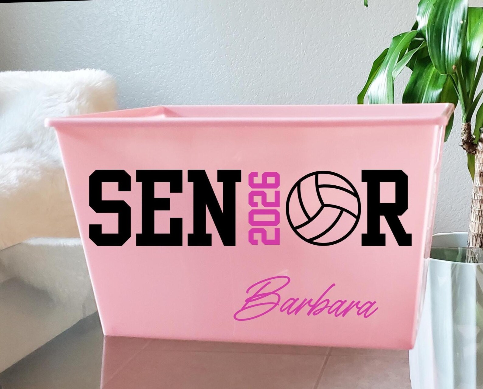 Custom Volleyball Team Buckets, Volleyball Team Gift, Volleyball Senior ...