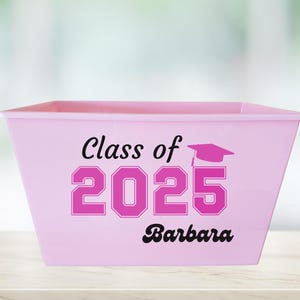 Personalized Class of 2025 Graduation Party Bucket Favor Gift, Custom ...