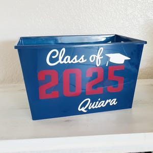 Personalized Graduation Bucket Class of 2025 Basket Custom Graduation ...