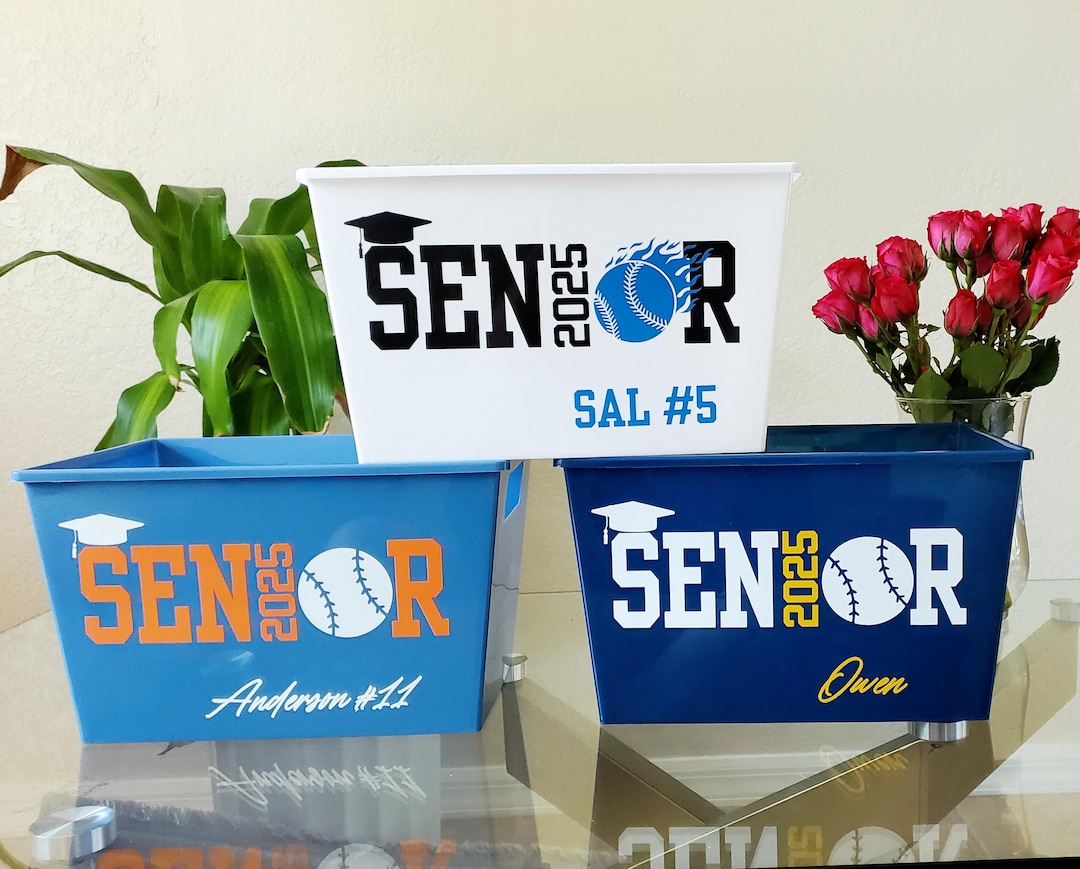Personalized Baseball Team Buckets, Baseball Team Gift, Baseball Senior ...