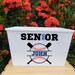 Custom Senior Baseball Basket - Graduation Baseball Senior Night Bucket ...