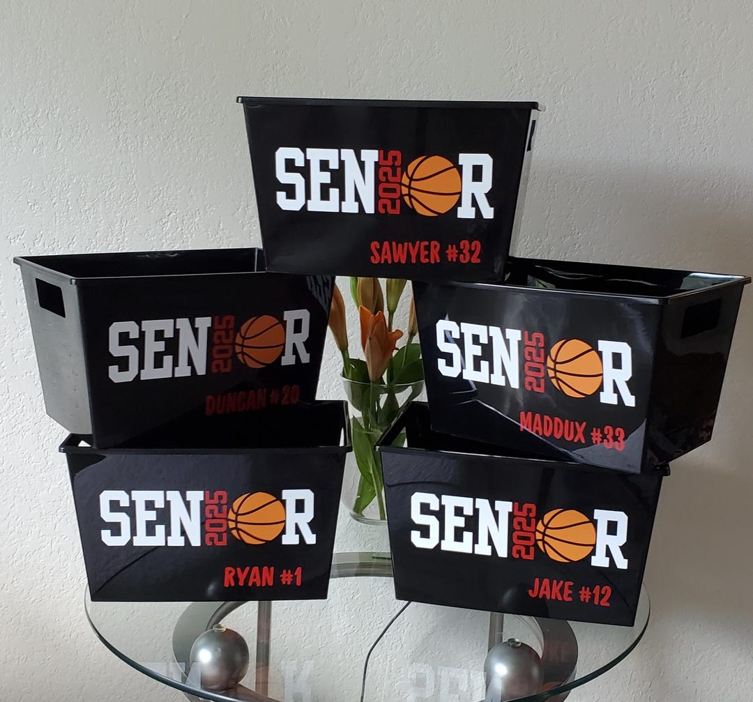 Personalized Basketball Team Buckets, Basketball Team Gift, Basketball ...