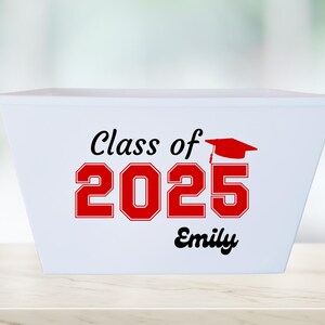 Personalized Class of 2025 Graduation Party Bucket Favor Gift, Custom ...