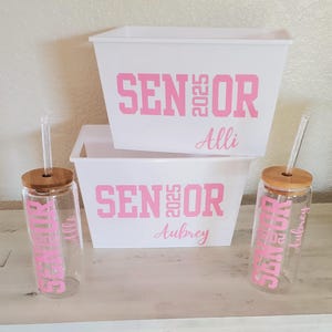 Personalized Senior Buckets, Personalized Senior Bin, Class of 2026 ...