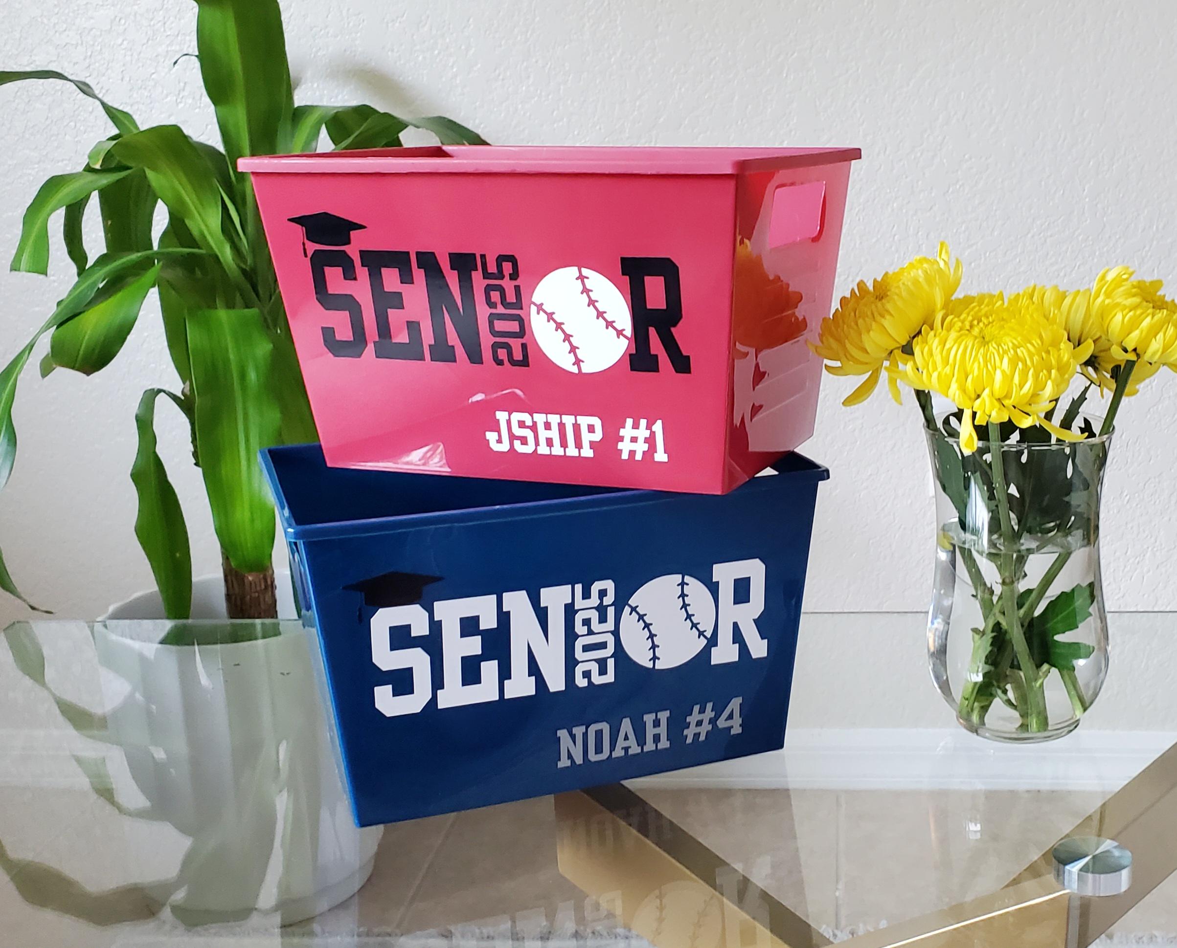 Personalized Baseball Team Buckets, Baseball Team Gift, Baseball Senior ...