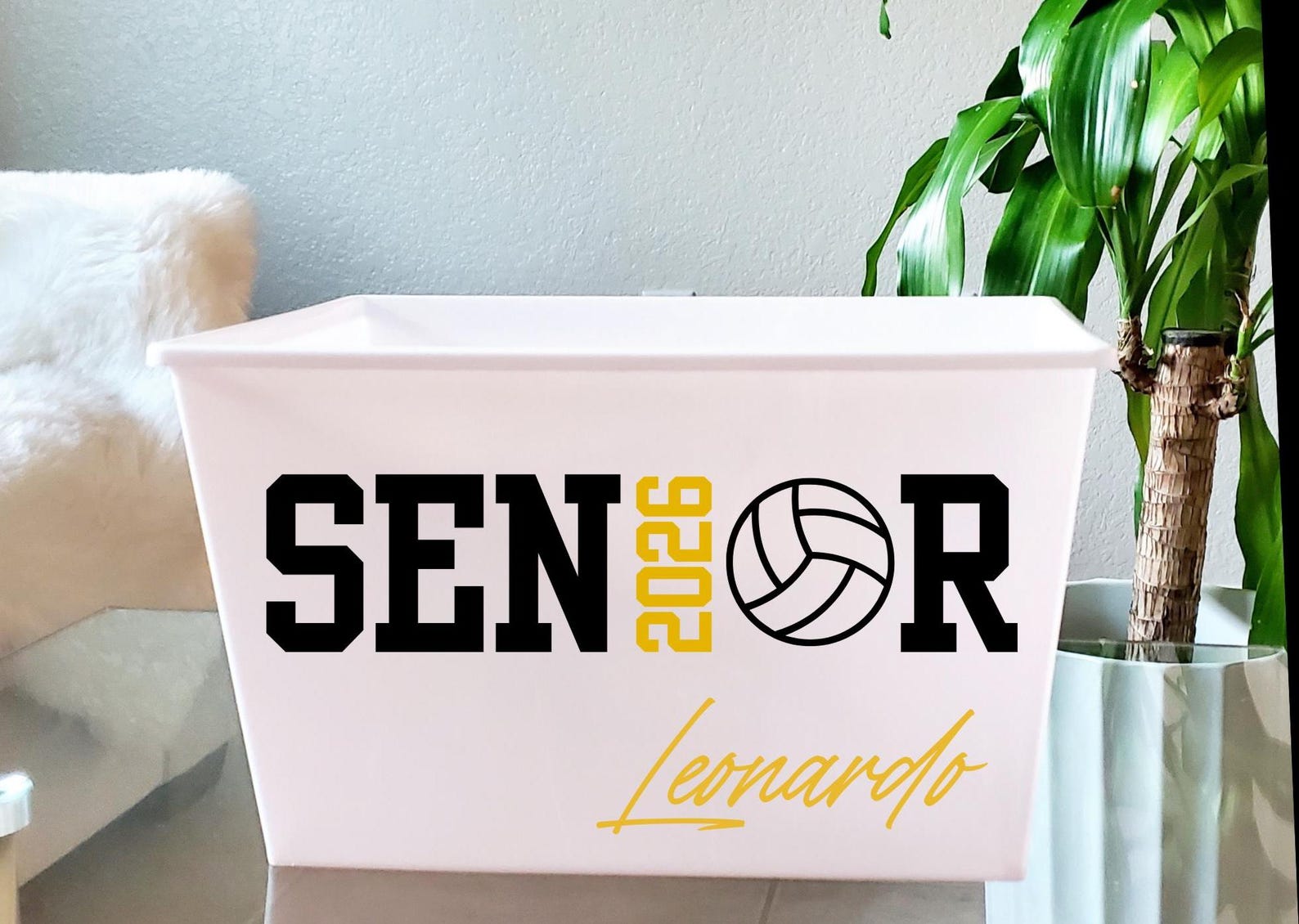 Custom Volleyball Team Buckets, Volleyball Team Gift, Volleyball Senior ...