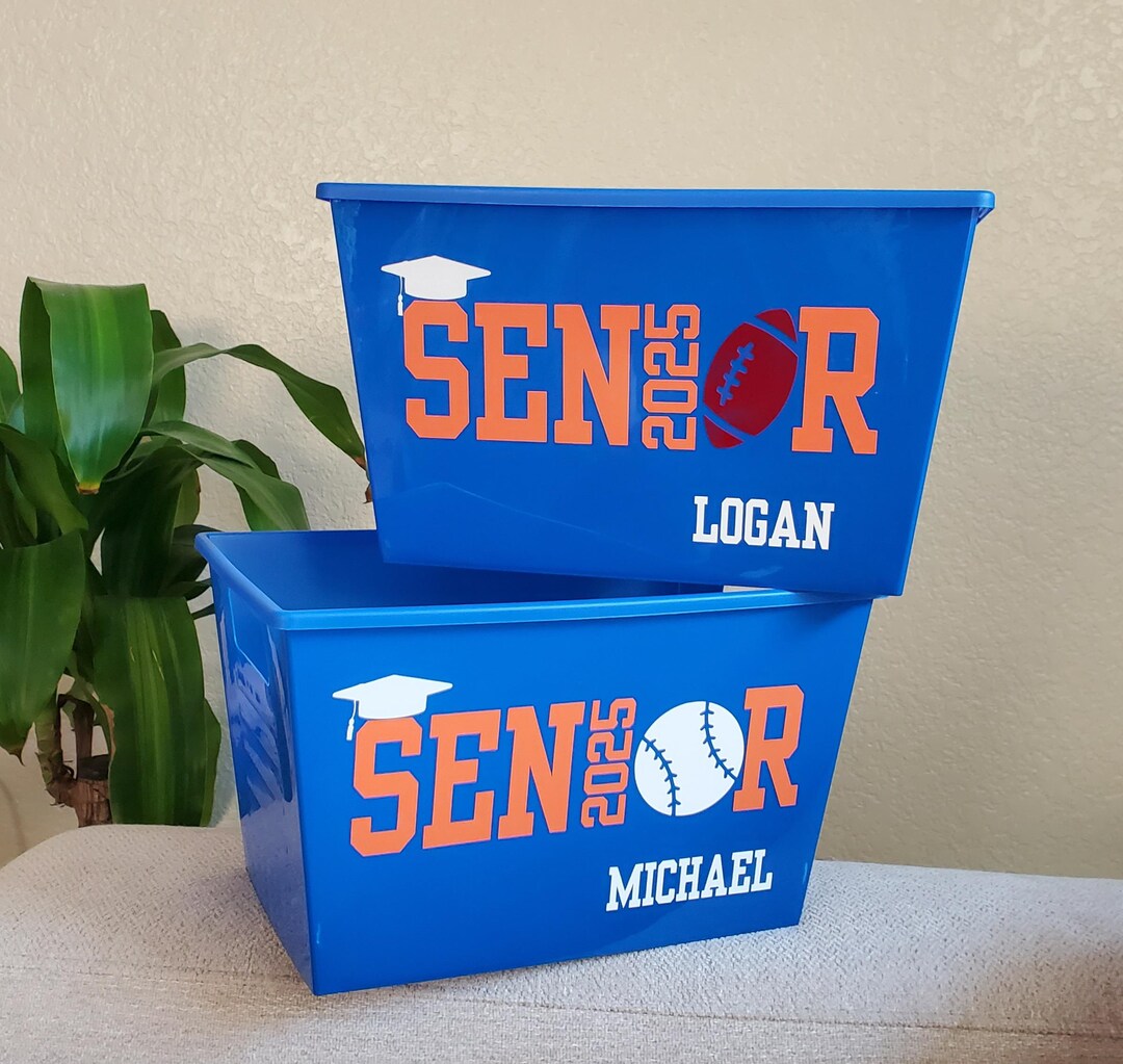 Personalized Graduation Sport Senior Basket, Graduation Custom ...