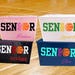 Custom Senior Baseball Basket - Graduation Baseball Senior Night Bucket ...