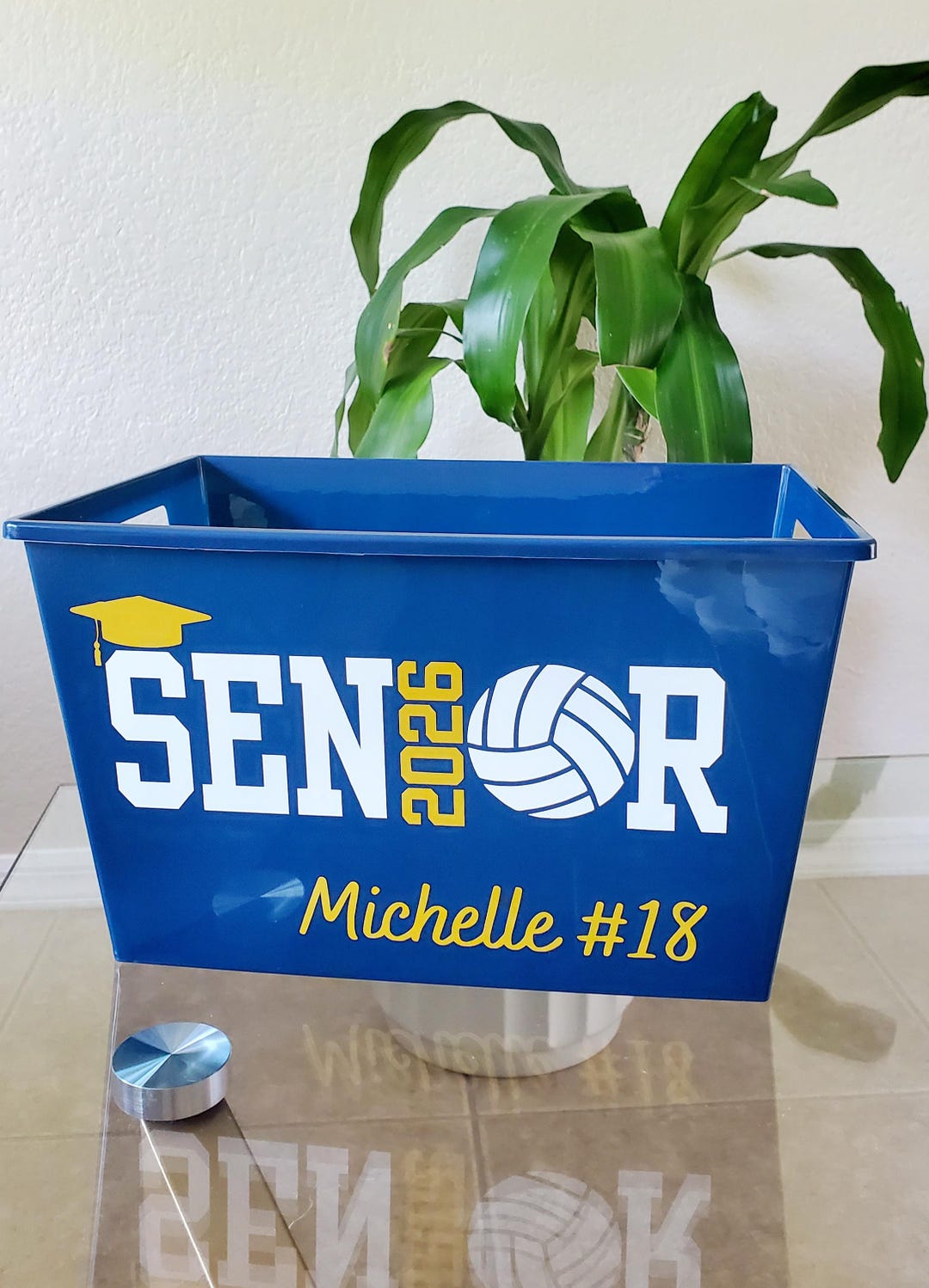 Personalized Volleyball Team Gift Buckets for Party, Custom Volleyball ...
