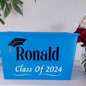 Personalized Graduation Basket, Custom Class of 2025 Bucket, Grad Gift ...