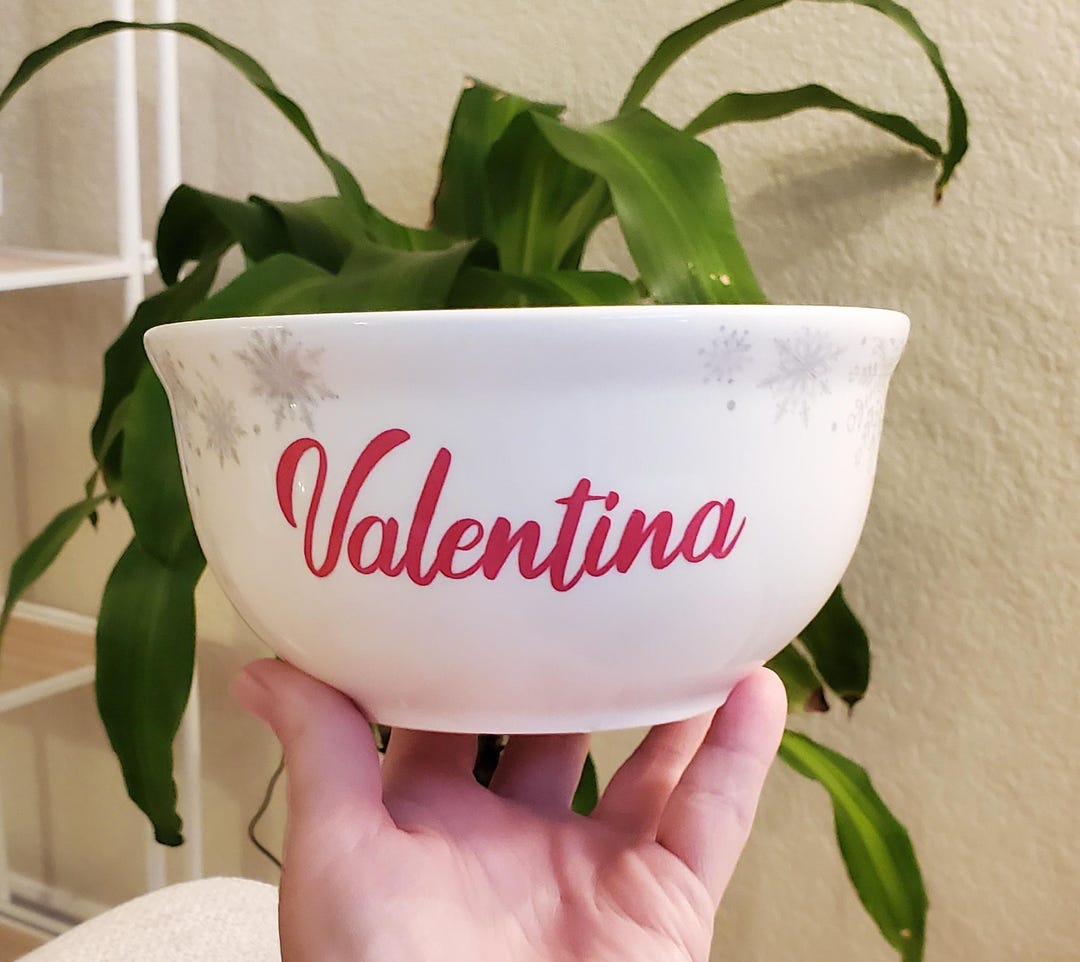 Personalized Cereal Bowl Custom Cereal Bowl Name Ice Cream Bowl Noodle ...