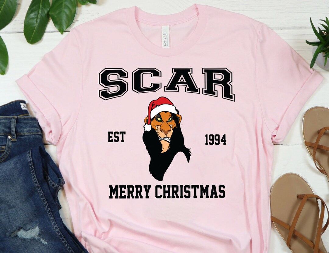 Disney Lion King Scar Christmas Shirt Disney Family Trip - Etsy
