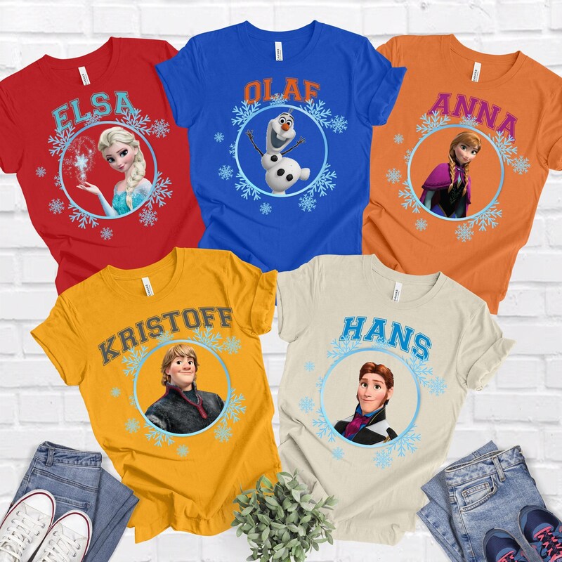 Frozen Tshirt - Etsy