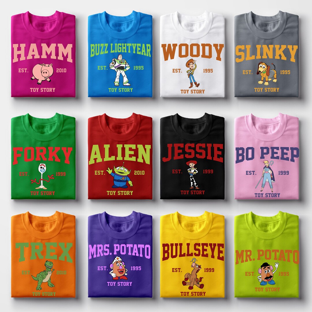 Toy Story Characters Shirt, Disneyland Trip Shirt, Toy Story Fun Gift ...