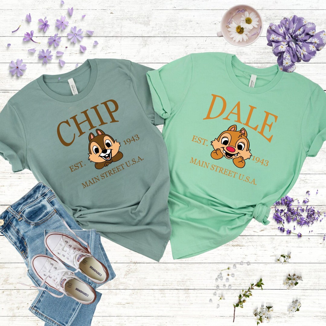 Chip and Dale Shirt, Double Trouble Shirt, Disney Couple Shirts, Disney ...
