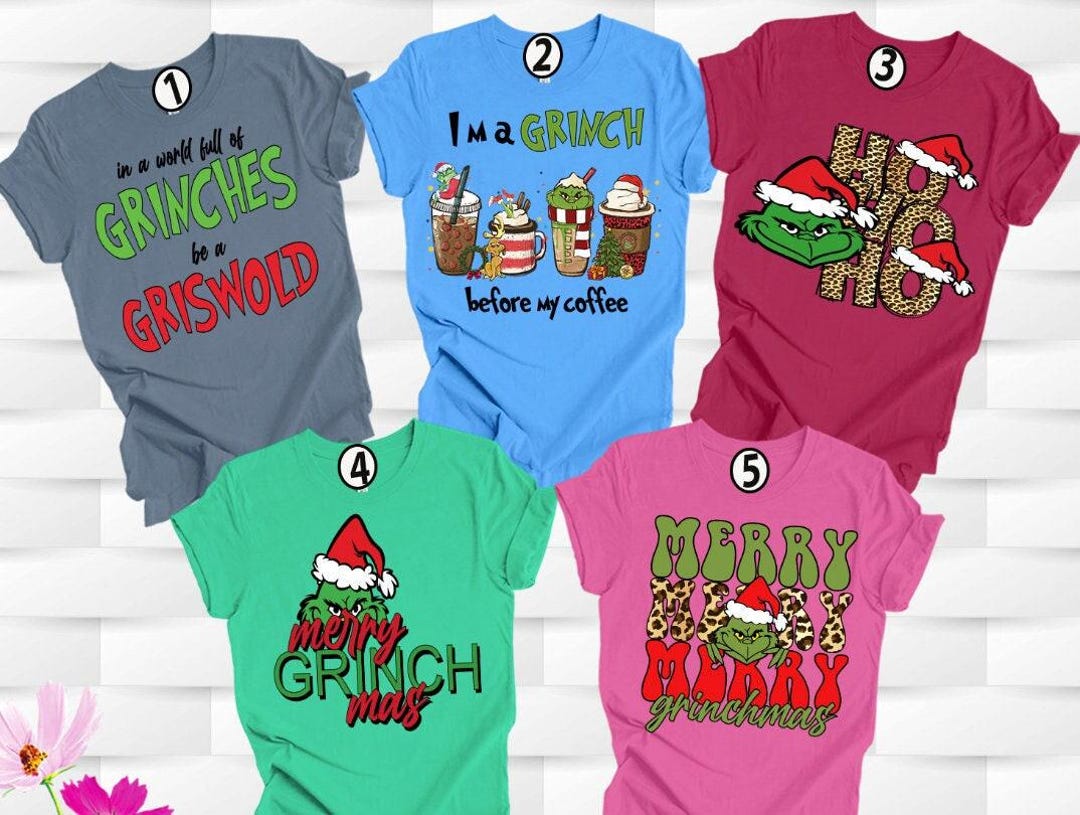 Grinch Christmas Shirt, Funny Grinch Shirt, Grinchmas Shirt, Merry ...