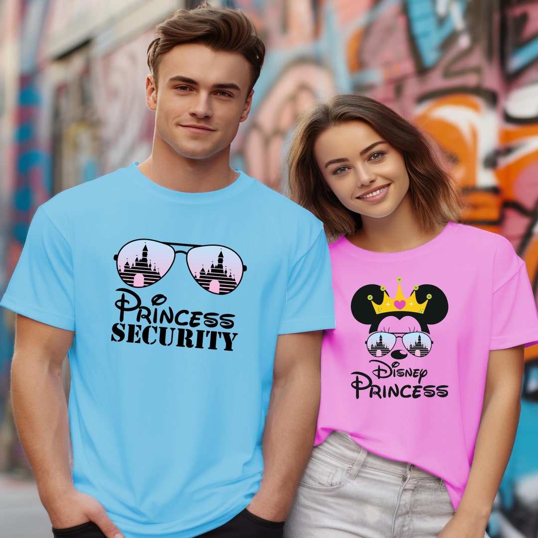 Disney Princess and Princess Security Shirts, Disney Princess T-shirt ...