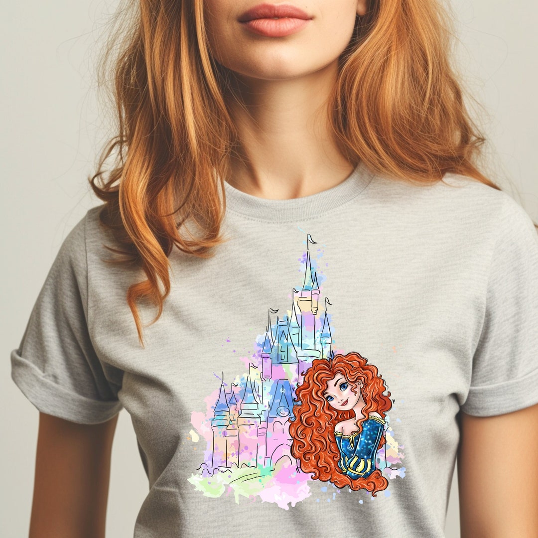 Disney Princess Merida Shirt, Disney Vacation Shirt, Disney Girl Shirt ...
