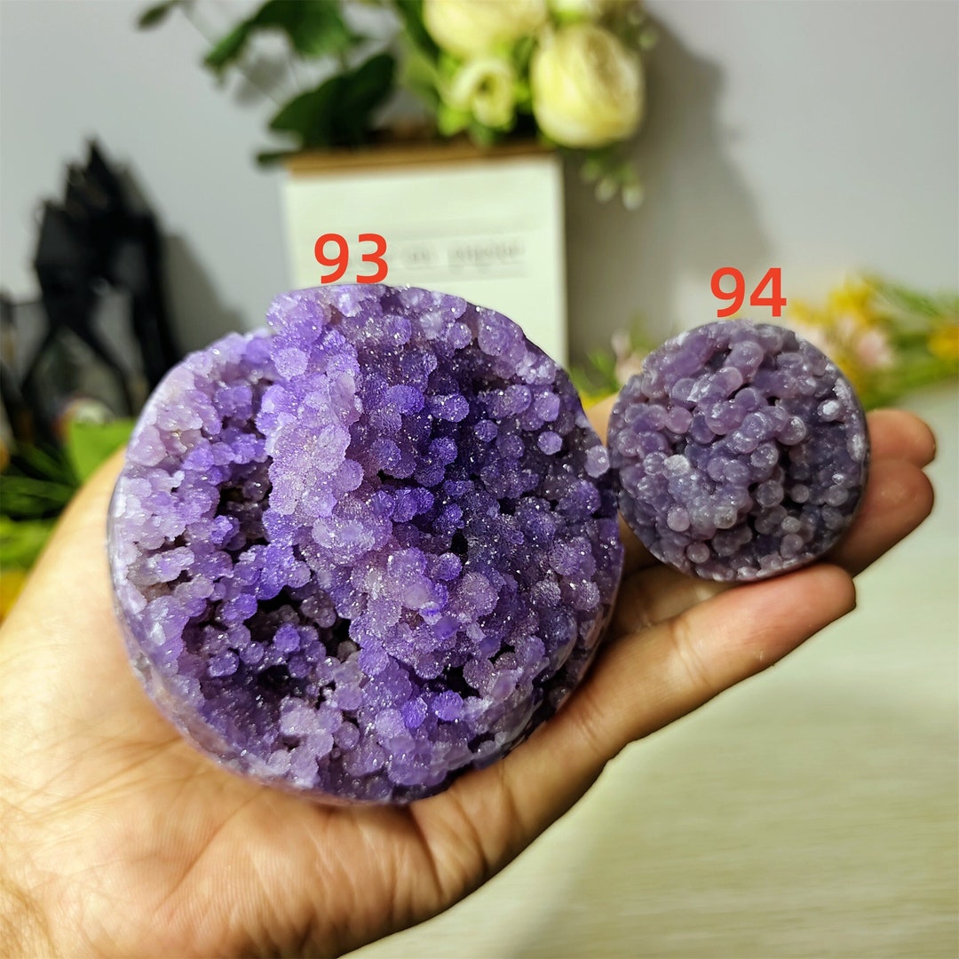 Natural Grape Agate Raw Gemstone,agate Specimens,quartz Ore,crystal ...