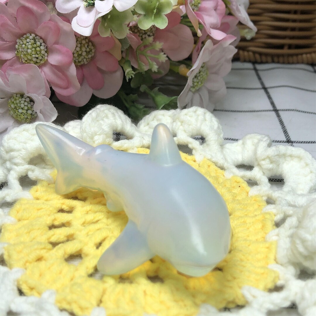 1pc Opalite Shark,quartz Crystal Shark,crystal Shark,home Decoration ...