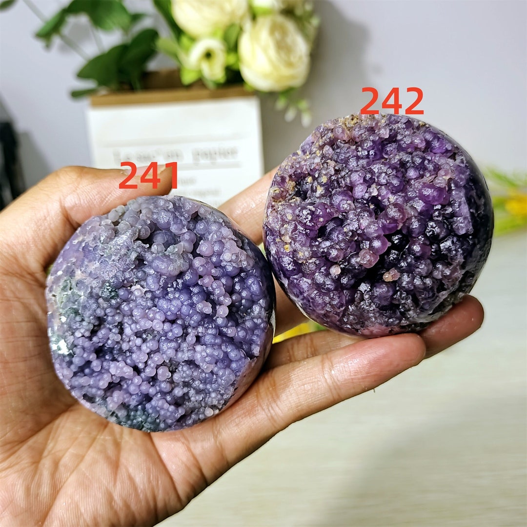 Natural Grape Agate Raw Gemstone,agate Specimens,quartz Ore,crystal ...