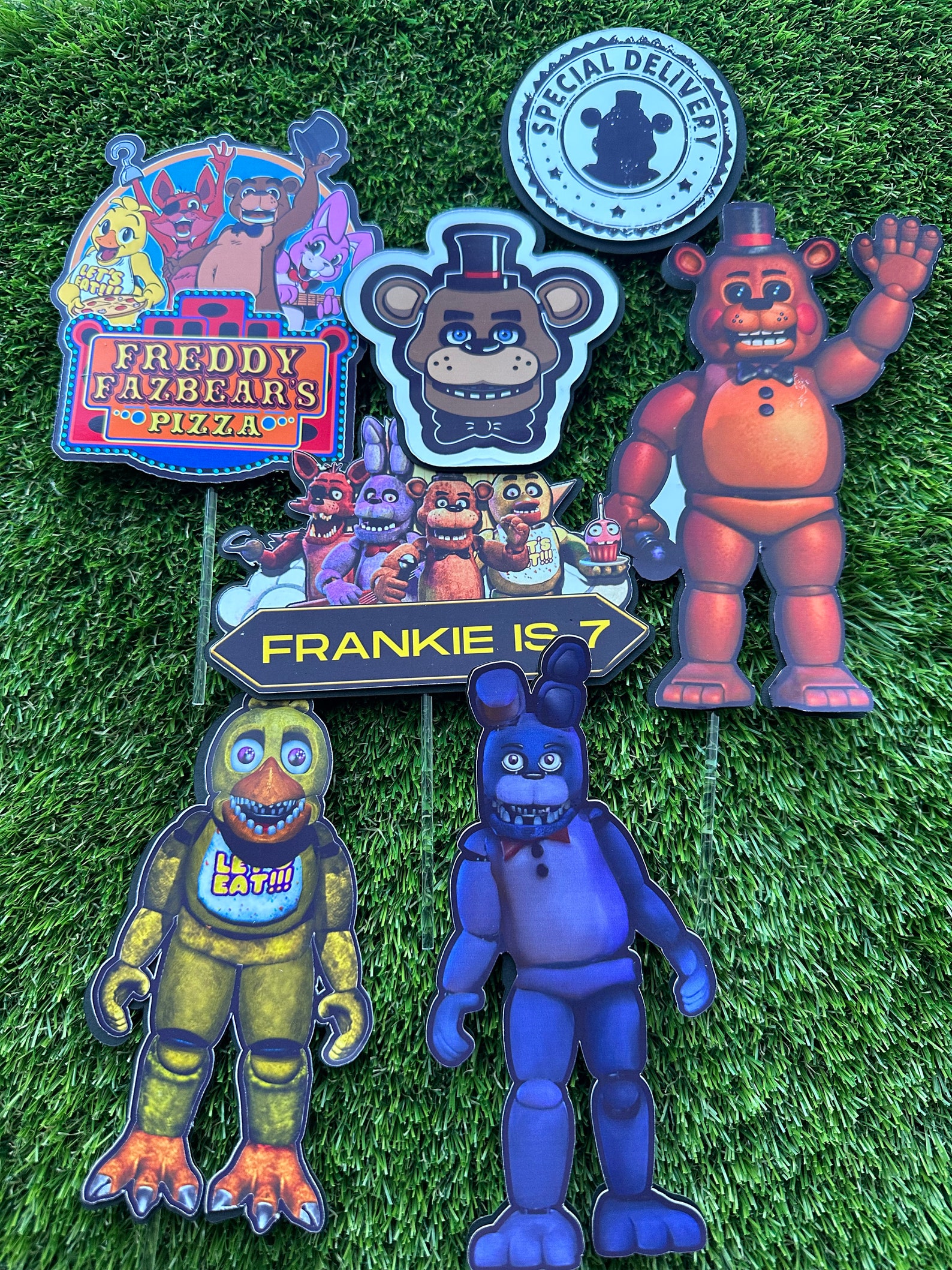 Five Nights at Freddy’s Cake Toppers - Happy Birthday Cake Decor - Etsy