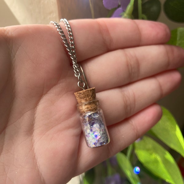 Mini Bottle Necklace - Etsy