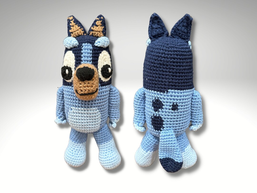 1 Handmade Crocheted Bluey Character Gift Toy Present for - Etsy Australia