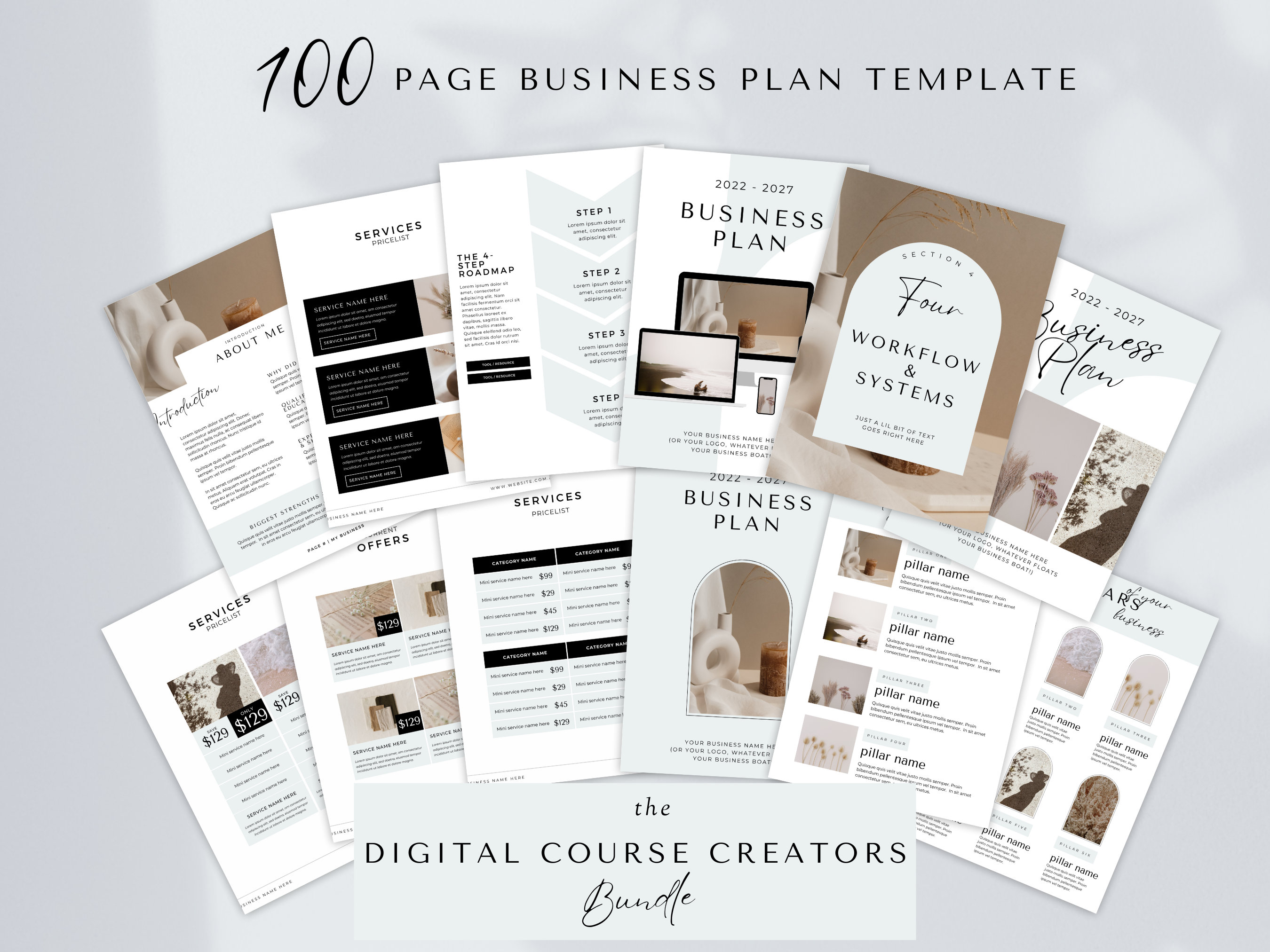 Online Course Creator Bundle Templates and Designs for - Etsy