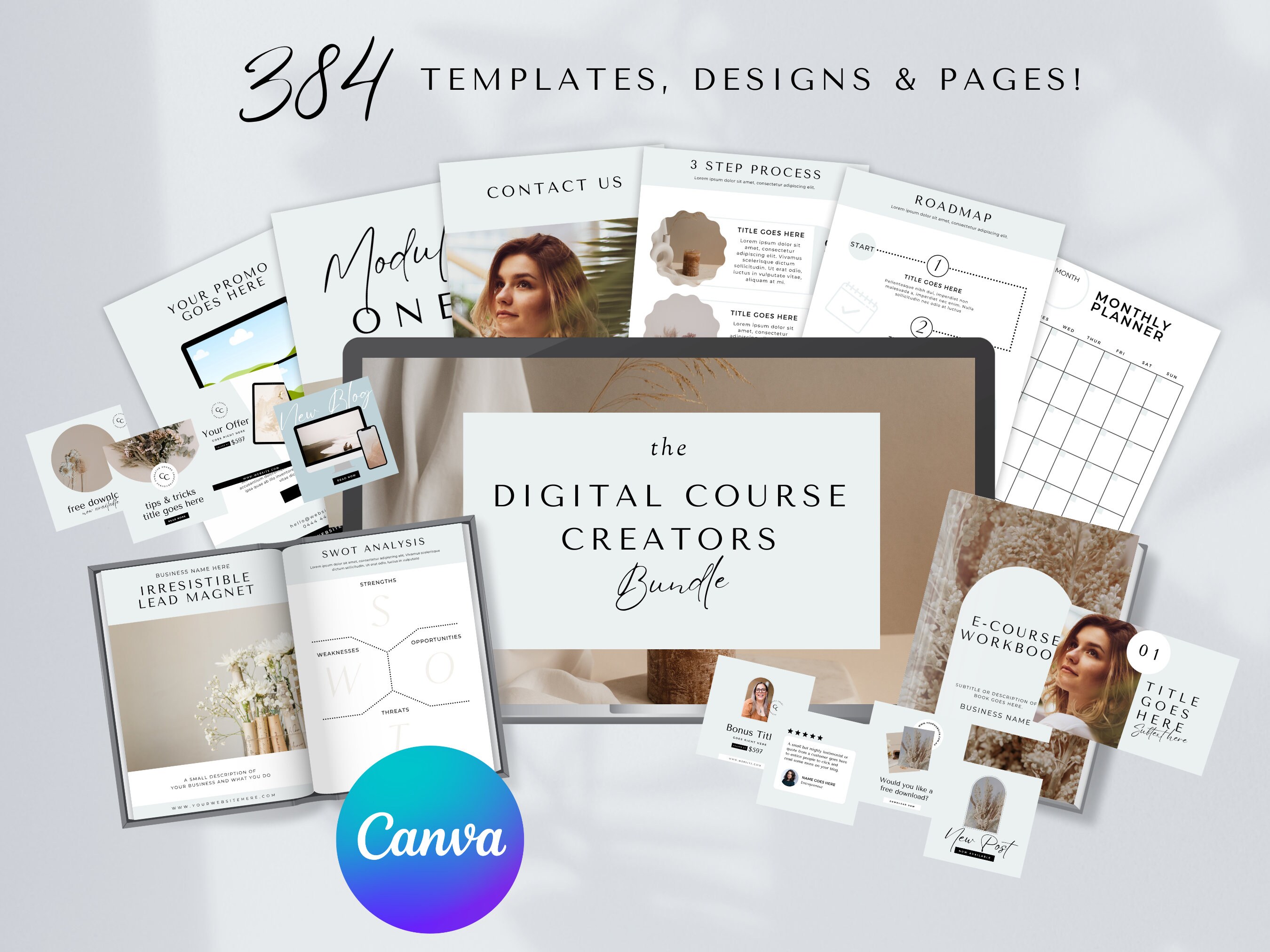 Online Course Creator Bundle Templates and Designs for - Etsy