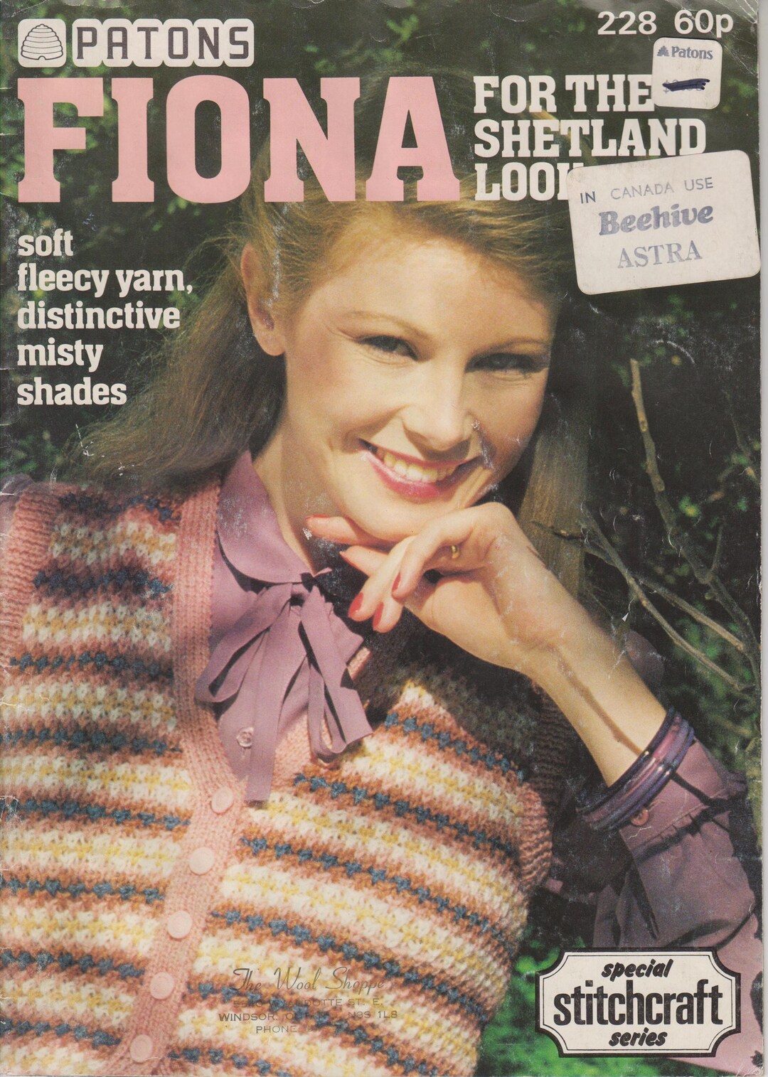 Patons Fiona for the Sheland Look 1980 Knitting Pattern Booklet 228 - Etsy