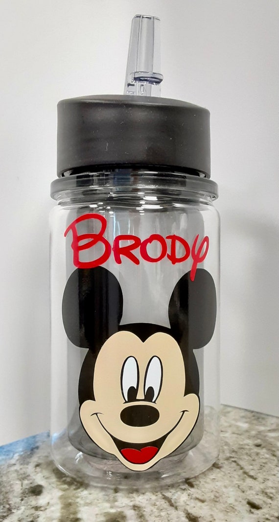 Personalized Mickey Water Bottle Boy Water Bottle With Spout | Etsy