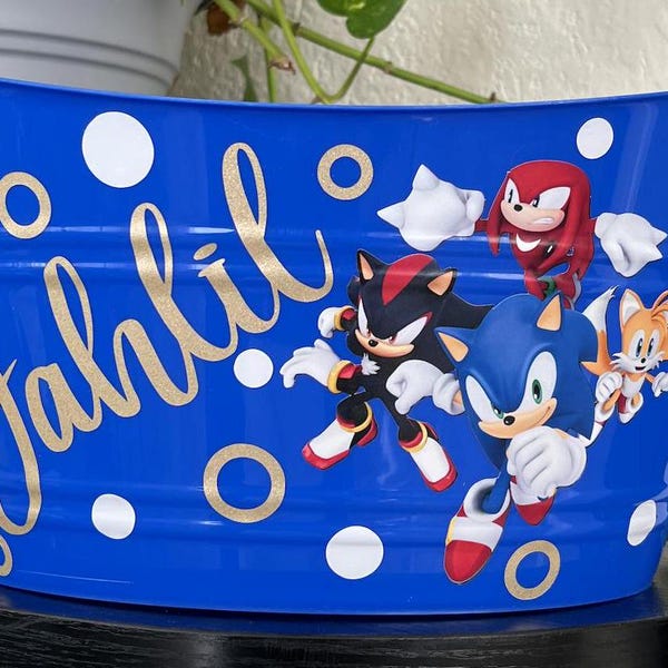 Sonic Easter Basket - Etsy