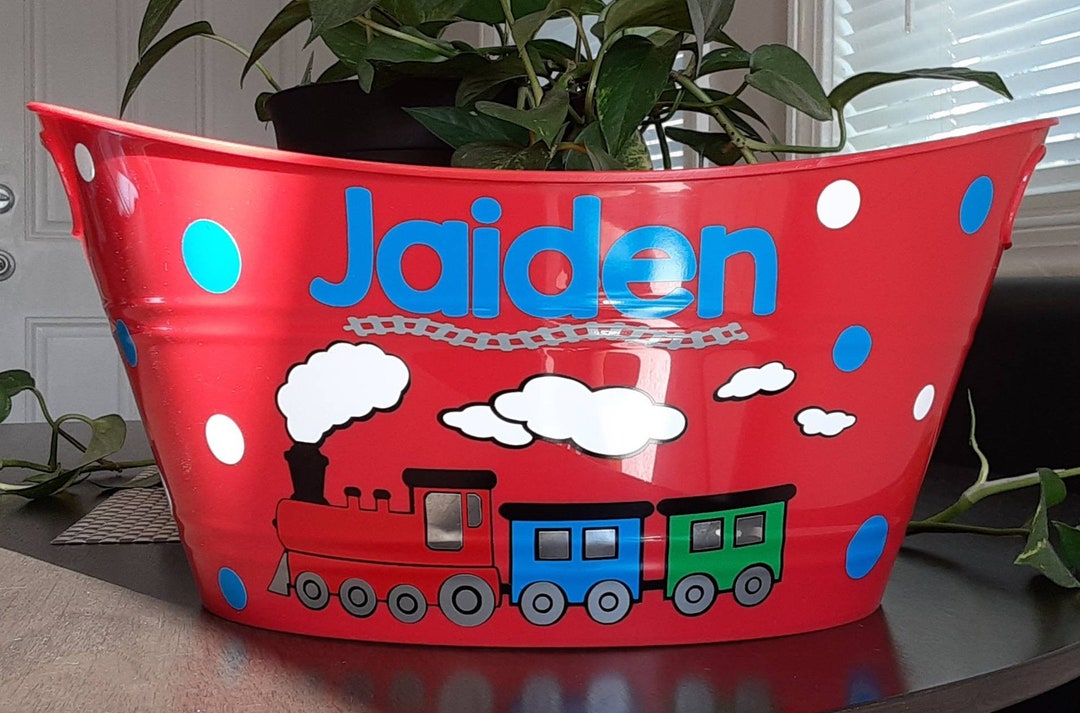 Personalized Train Small Easter Basket, Basket, Train Easter Basket - Etsy