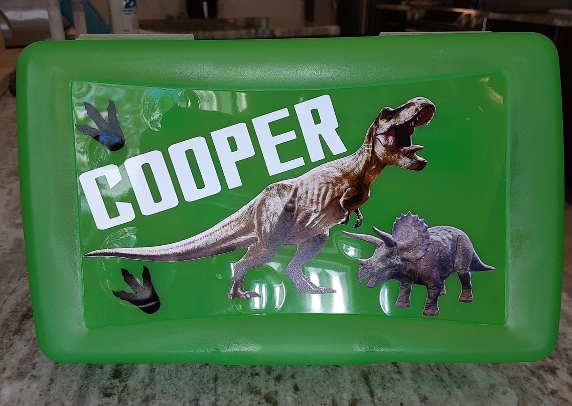 Dinosaur Pencil Box T-rex Pencil Box Back to School Supplies - Etsy