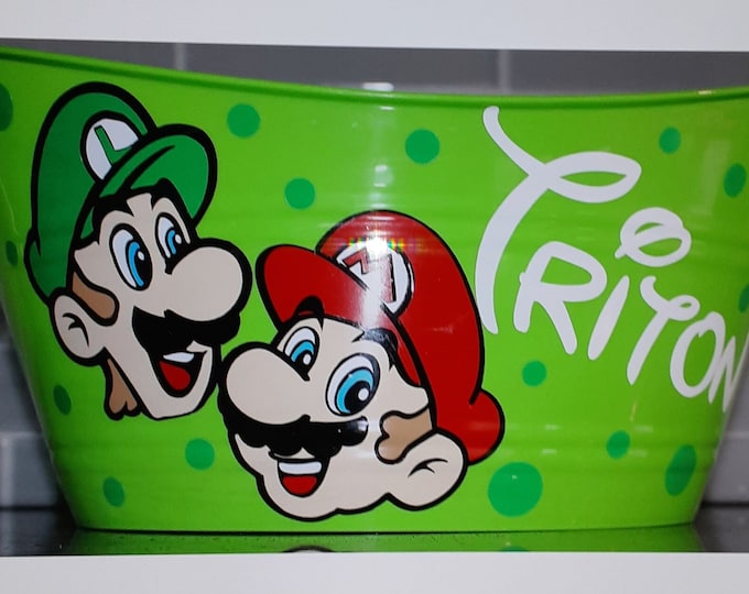 FOAM Super Mario Bros Inspired BASKET SIZE for Candy Bags Christmas ...